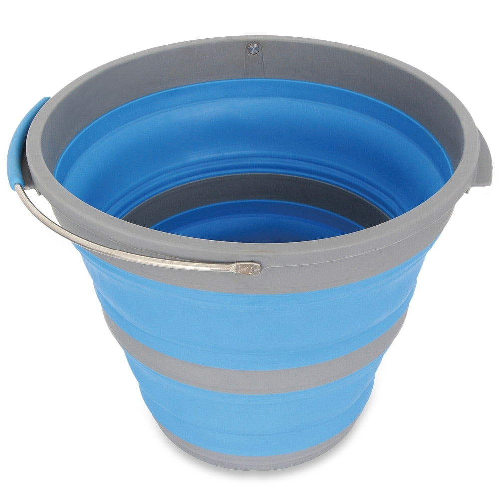 POPUP BUCKET 10L BLUE – Adventure Camping & Fishing