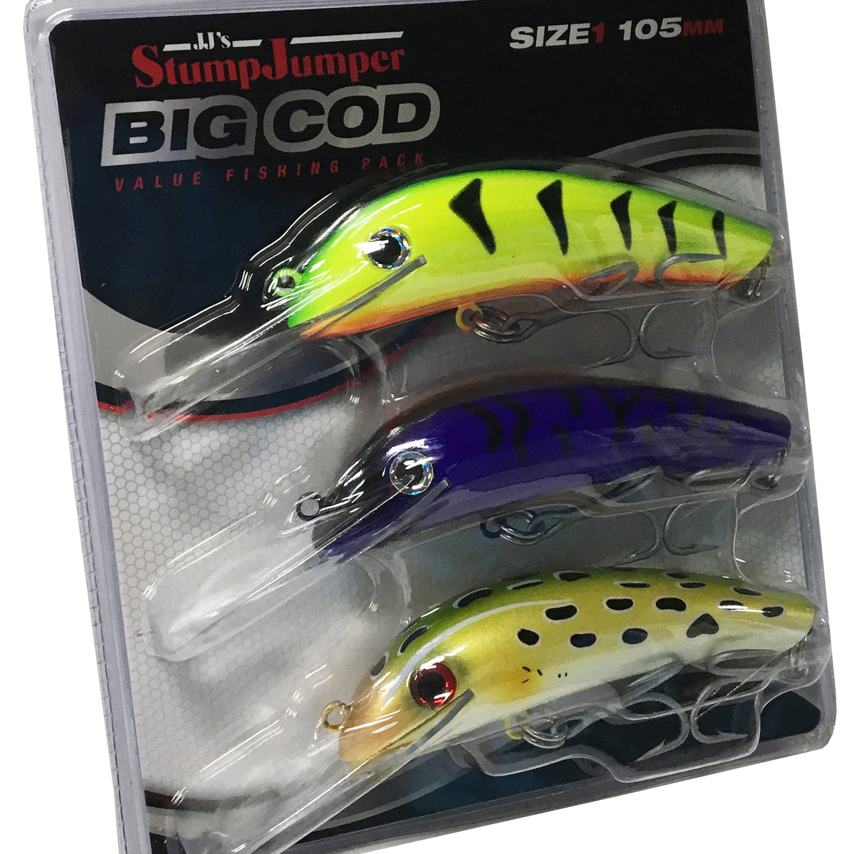STUMPJUMPER BIG COD HARDBODY LURE PACK – Adventure Camping & Fishing