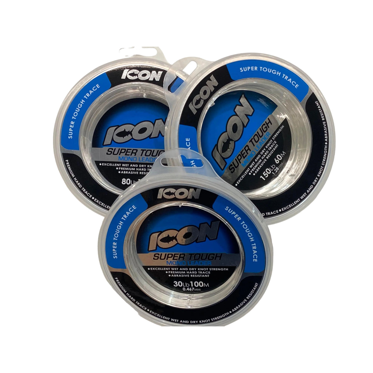 ICON SUPER TOUGH TRACE 100M LEADER LINE – Adventure Camping & Fishing